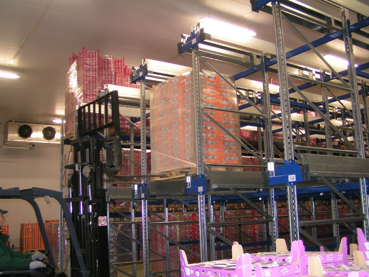 Automated warehouses with radio controlled satellite - Modulblok